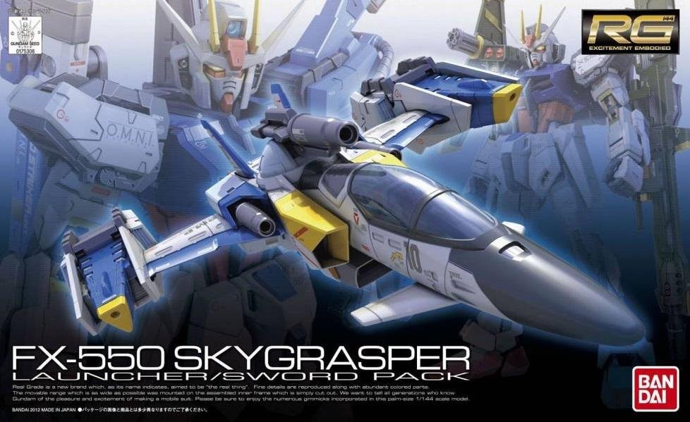 gundam - rg 1/144 fx-550 skygrasper launcher/sword - model kit - Inna marka | Sklep EMPIK.COM