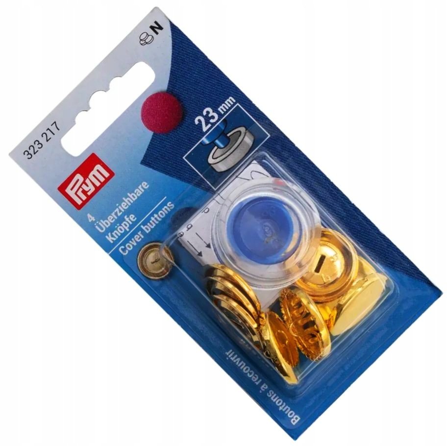 guziki do oblekania 23mm materiałem metalowy PRYM 323217 - Prym | Sklep ...