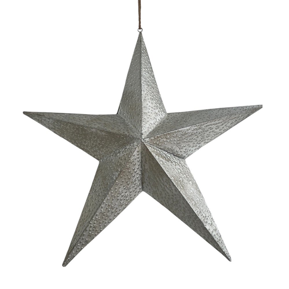 Gwiazda Dekoracja Świąteczna Srebrna Gwiazda Z Metalu - Inna marka ...