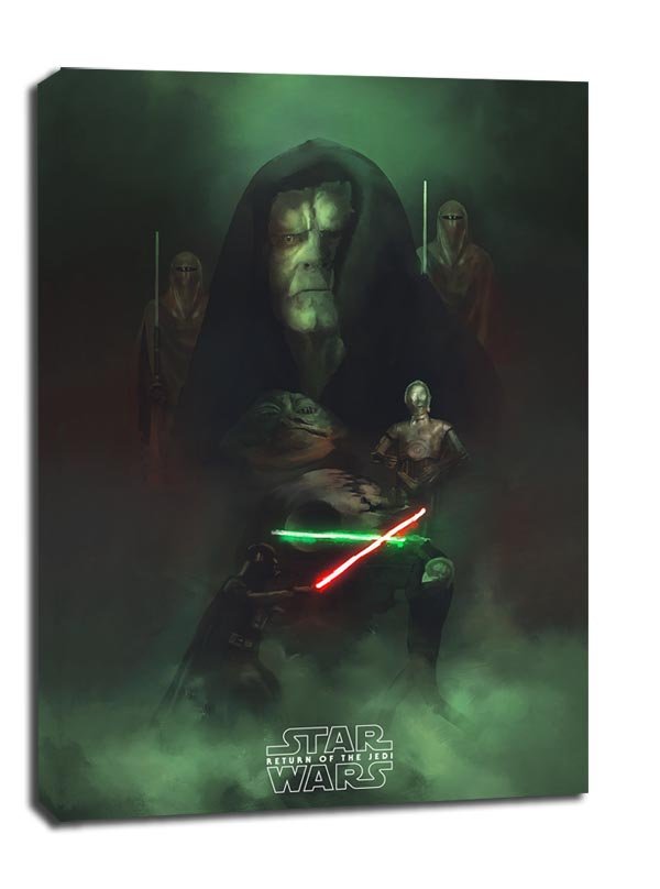 Gwiezdne Wojny, powr t Jedi - obraz na p tnie 40x - Inna marka | Sklep ...