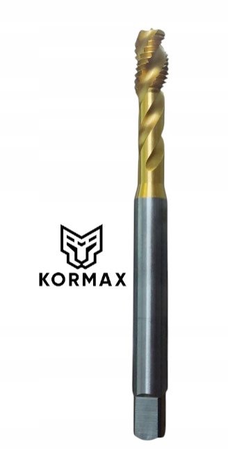 Gwintownik maszynowy M6 skrętny do otworów nieprzelotowych Kormax - Kormax | Sklep EMPIK.COM