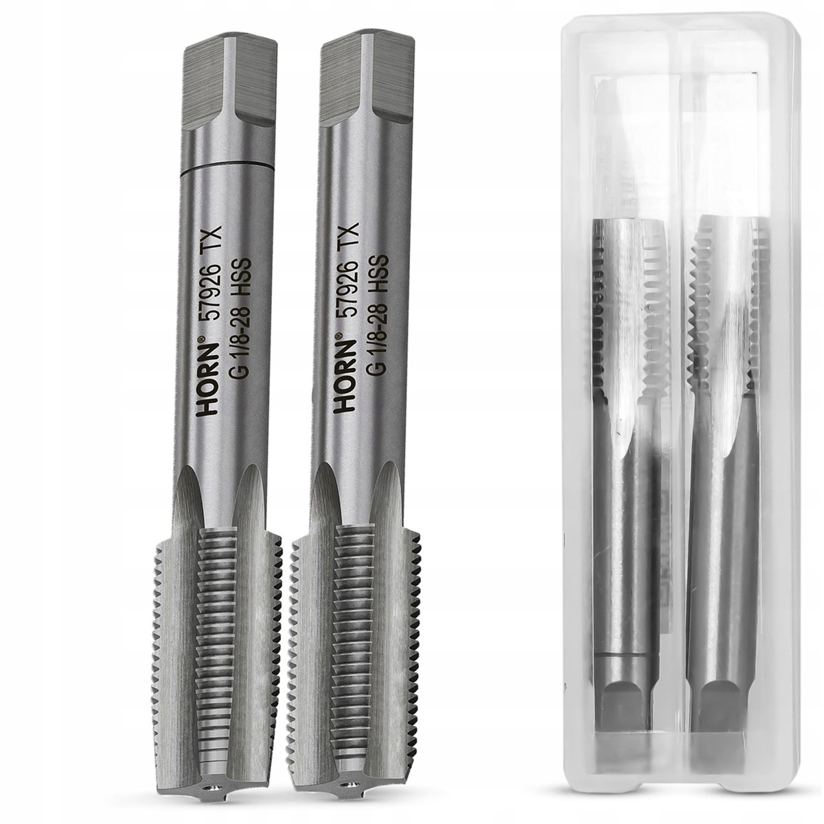 Gwintowniki Rurowe 1/8'' - 28 Gwint Calowy Hss Din5157 Walcowy Zestaw 2 Szt - ARTPOL | Sklep ...