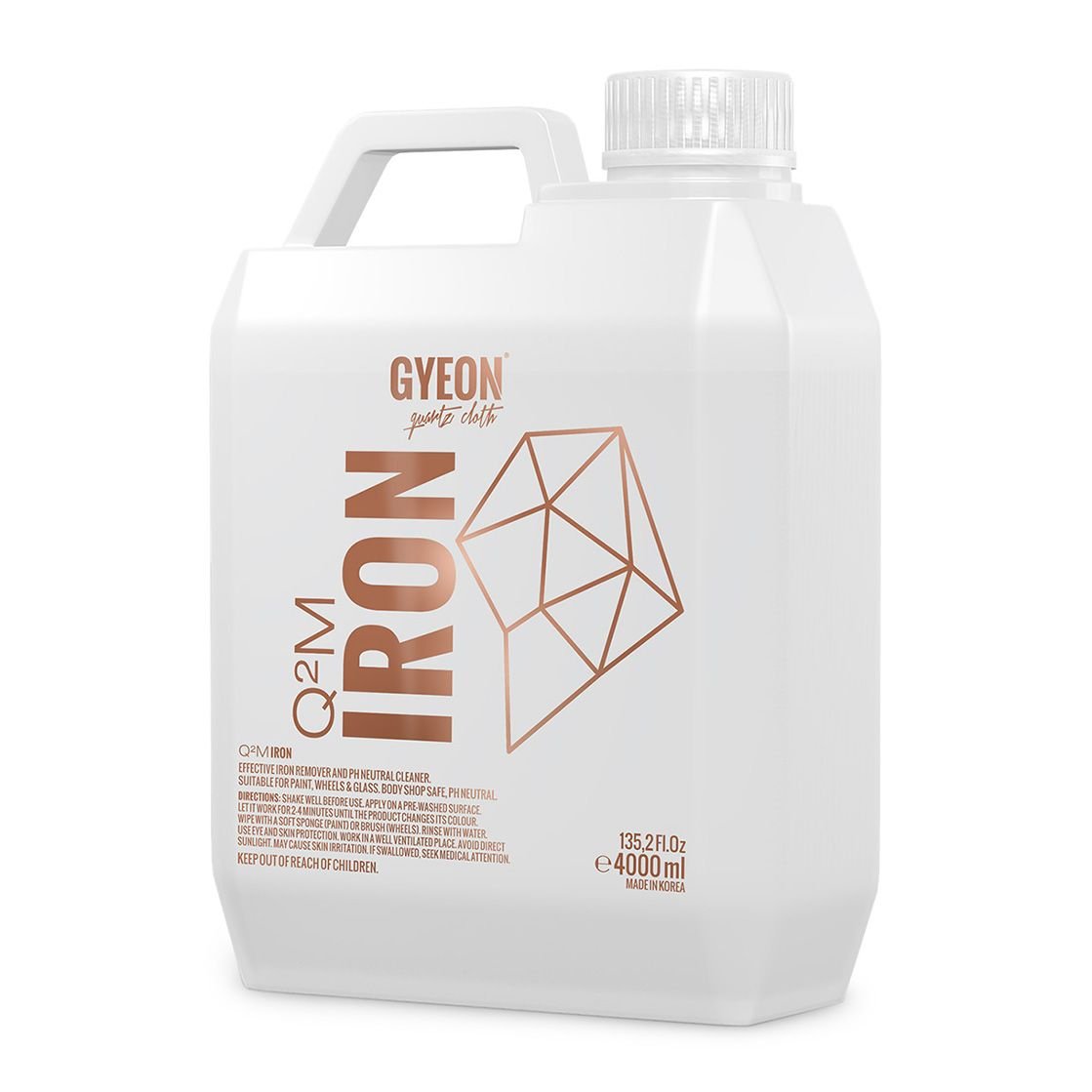 Gyeon Q2M Iron 4L - usuwa zanieczyszczenia metaliczne, deironizer ...