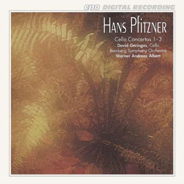 H. Pfitzner: Cello Concerti In A 1888 - Geringas David | Muzyka Sklep ...