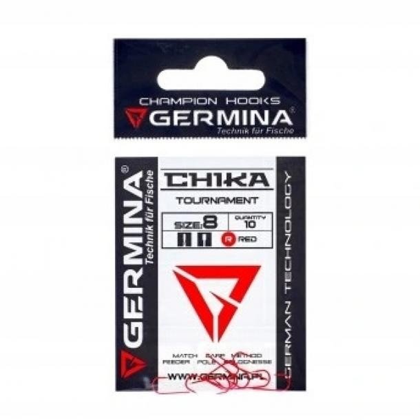 Haczyki GERMINA Chika Red - roz. 6 - Germina | Sport Sklep EMPIK.COM