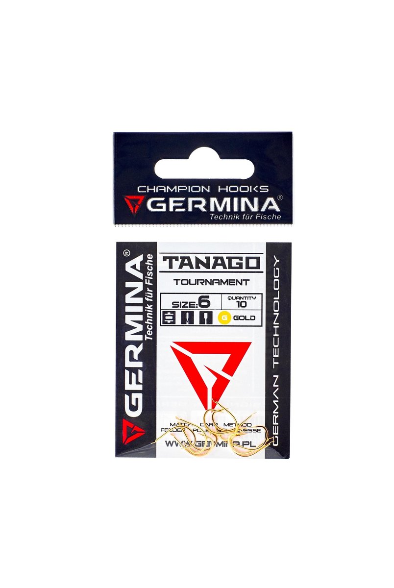 Haczyki GERMINA Tanago Gold - roz. 3 - Germina | Sport Sklep EMPIK.COM