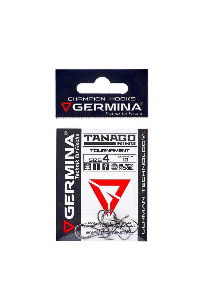 Haczyki GERMINA Tanago Ring BN - roz. 7 - Germina | Sport Sklep EMPIK.COM