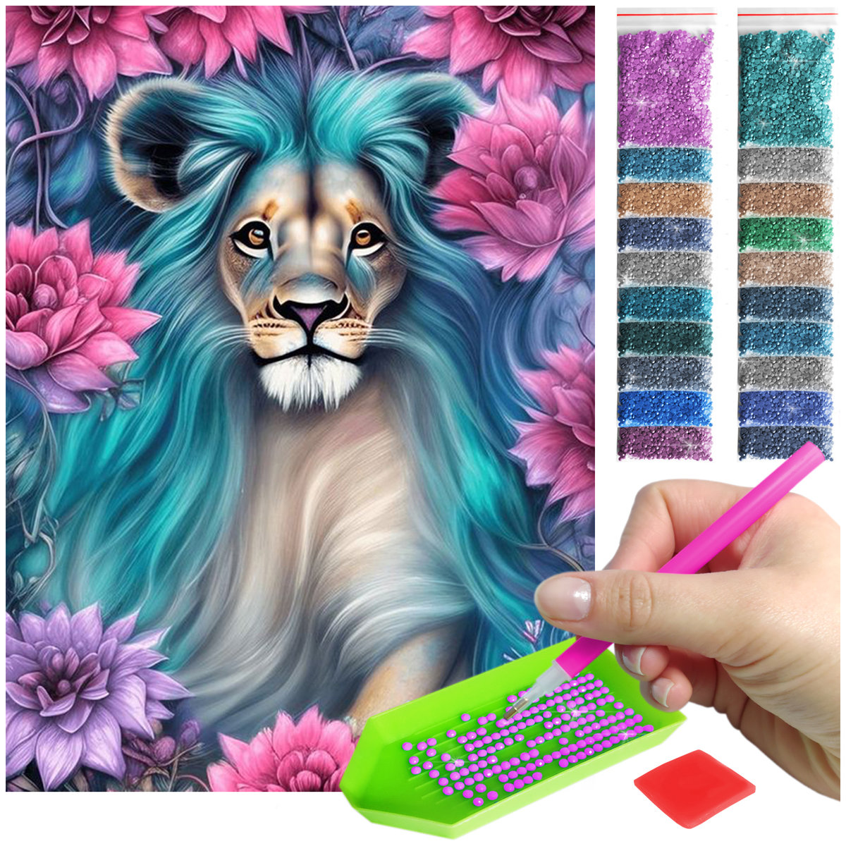 Haft Diamentowy ARTULIO, Obraz DIY 5D, Diamond Painting, Mozaika ...