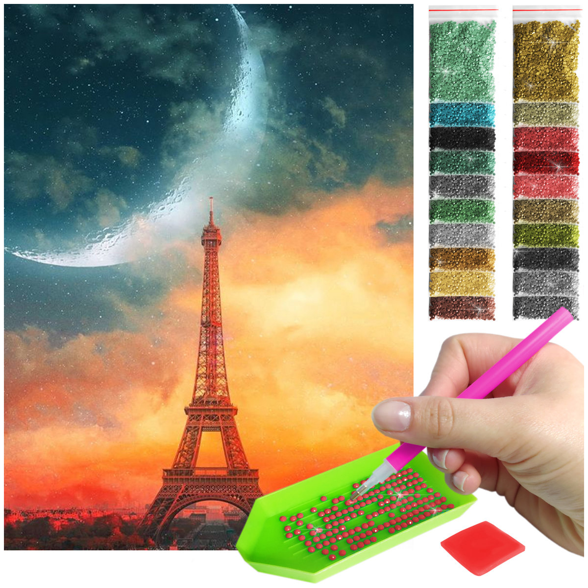 Haft Diamentowy ARTULIO, Obraz DIY 5D, Diamond Painting, Mozaika ...