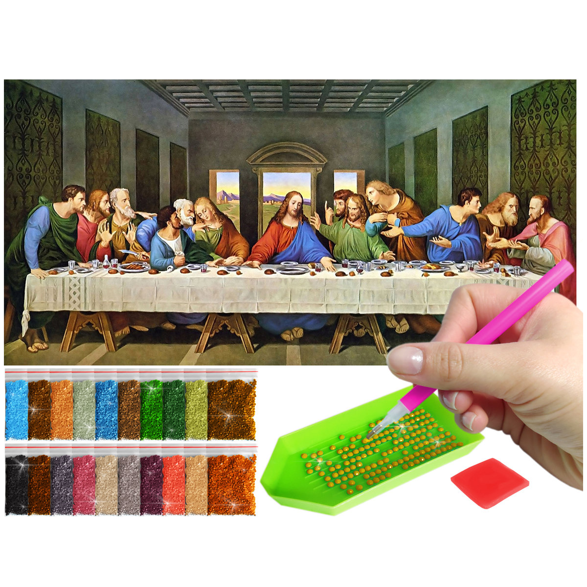 Haft Diamentowy ARTULIO, Obraz DIY 5D, Diamond Painting, Mozaika ...