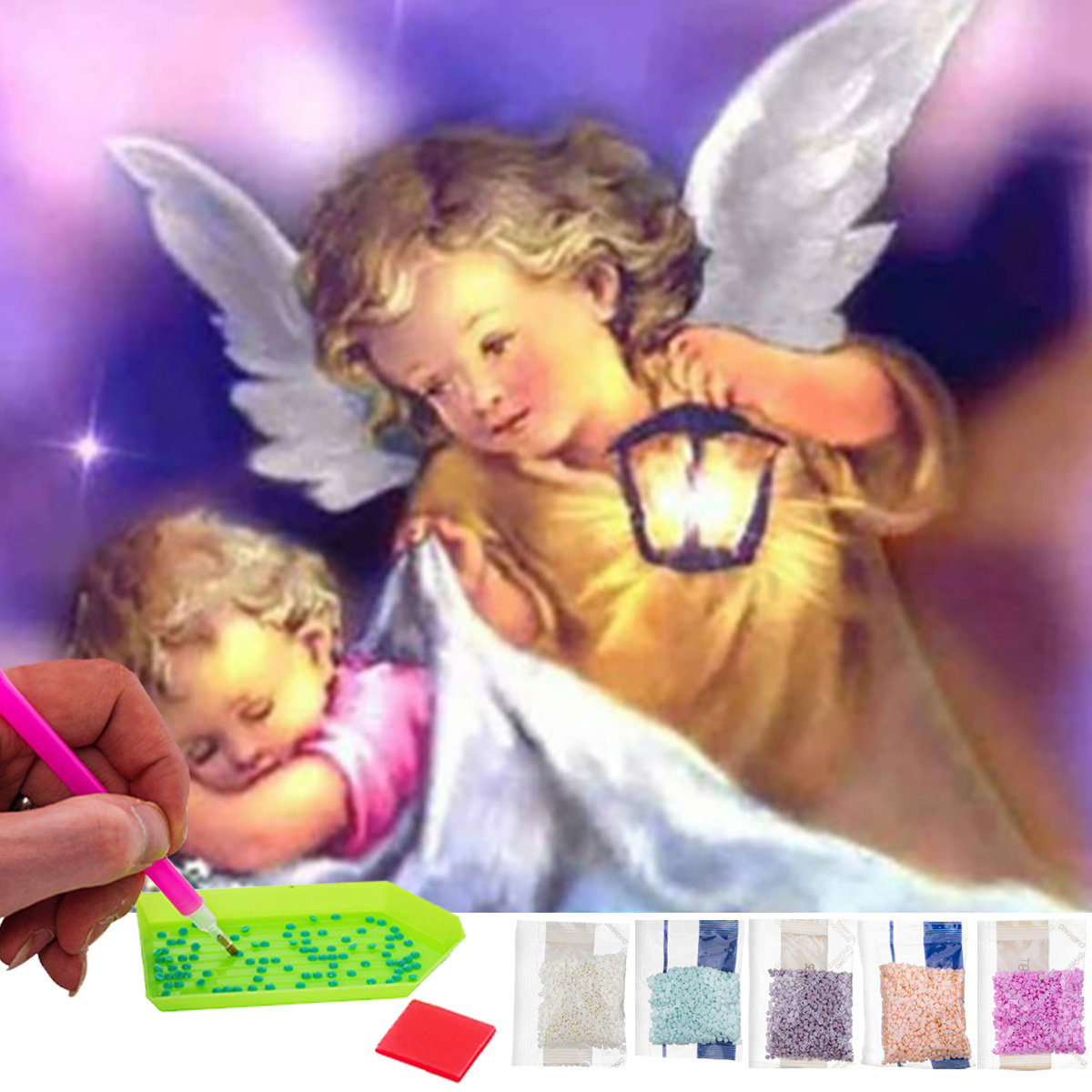 Haft Diamentowy Diamond Painting Zestaw Mozaika 5d Obraz 40X50 ...