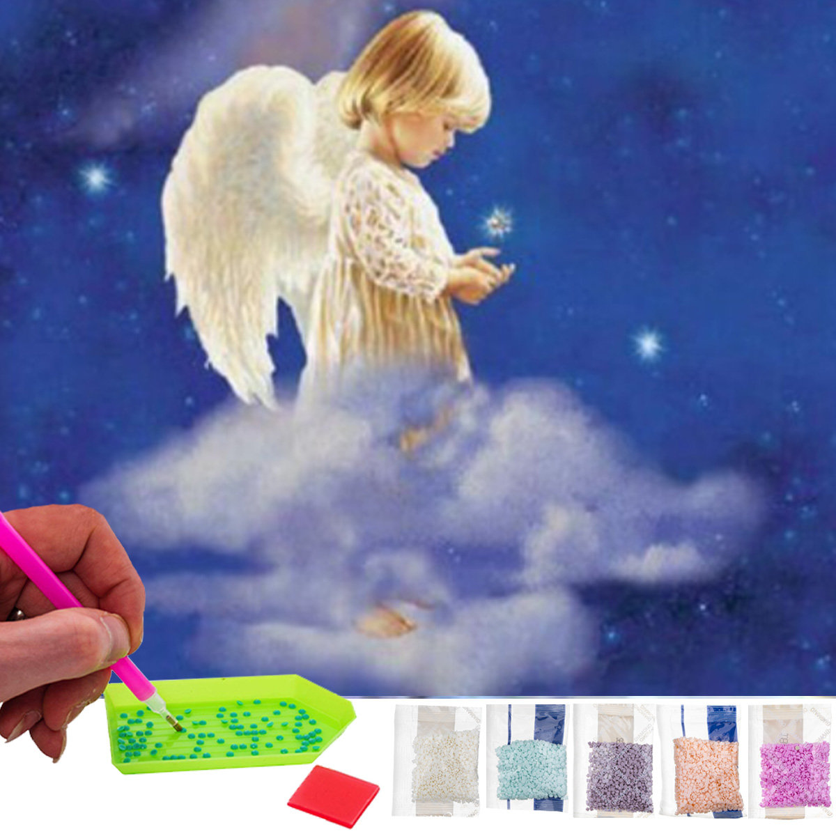 Haft Diamentowy Diamond Painting Zestaw Mozaika 5d Obraz 50X50 ...