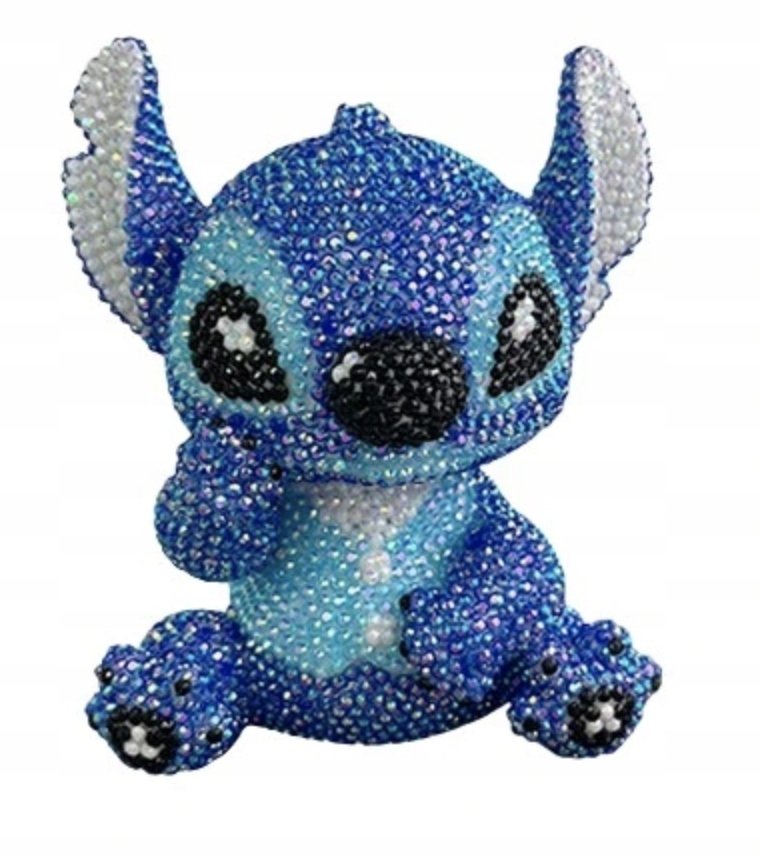 Haft Diamentowy Mozaika Zestaw dla dzieci BRELOK Lilo & Stitch Prezent ...