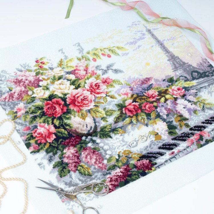 Haft krzyżykowy - Zestaw do haftu - Melodie Paryża - MAGIC NEEDLE | Sklep EMPIK.COM