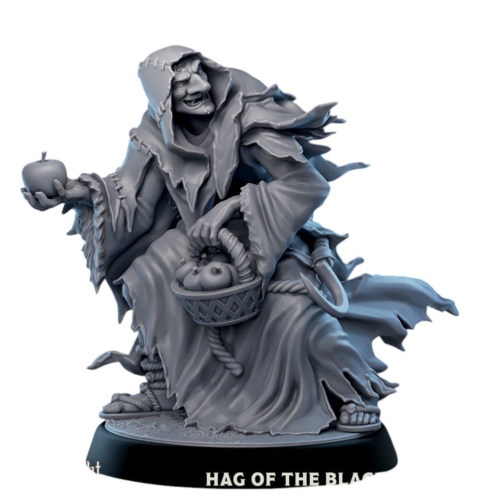 Hag - Wiedźma z Sadu Kobiet Łotr Figurka 14k + BONUS do DND D&D druk 3D ...