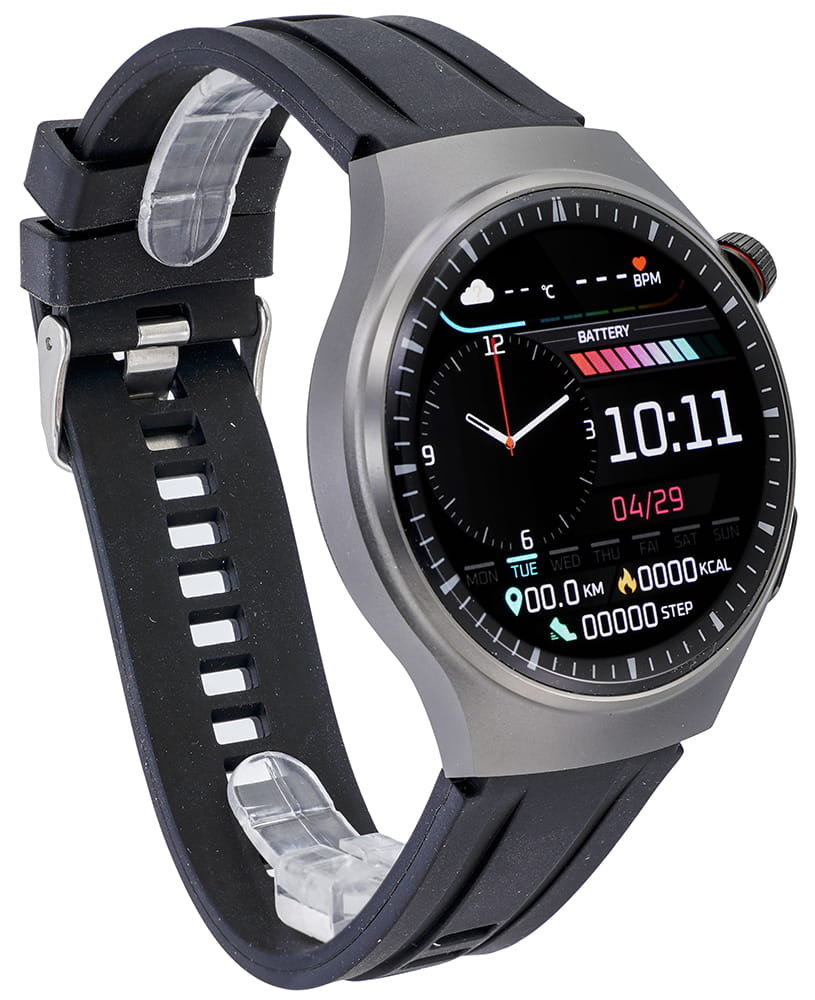 Hagen SMARTWATCH HB25 - Czarny pasek silikon - Hagen | Moda Sklep EMPIK.COM