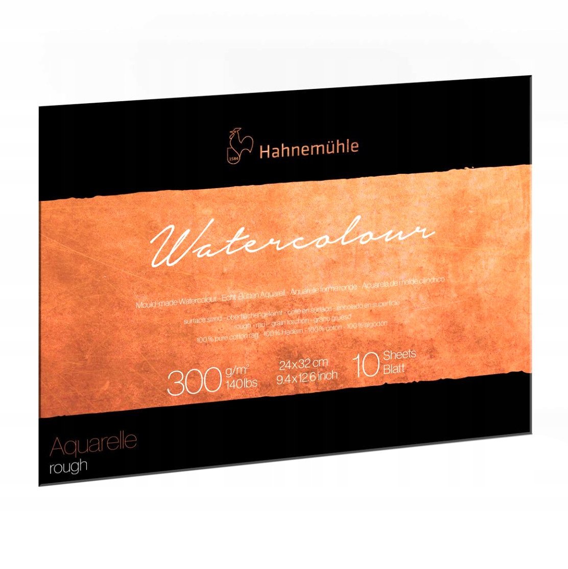 Hahnemuehle Blok THE COLLECTION WC 24x32 cm 300g 10k Rough 100% bawełny ...
