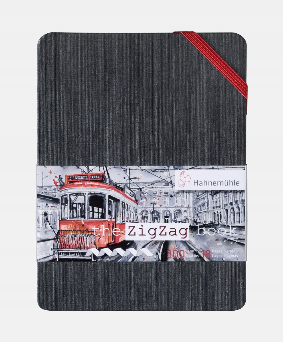 Hahnemuehle Blok THE ZIGZAG Book WC A6 300g 18 stron/9 arkuszy ...