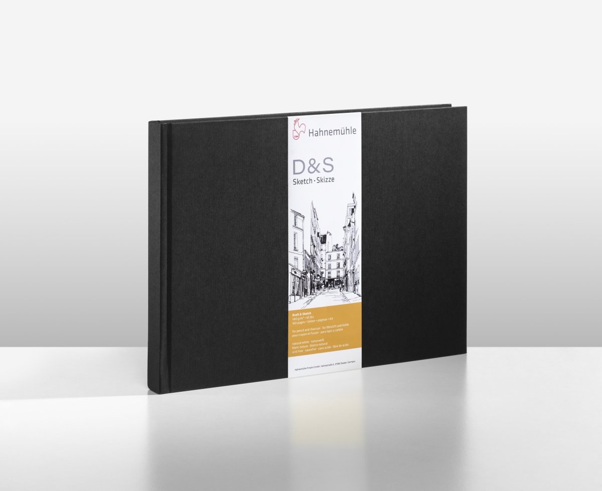 Hahnemuehle Szkicownik BOOK D&S black A4 140g 80k landscape - Inna ...