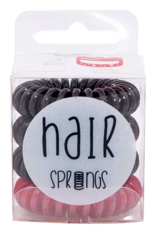 HAIR SPRINGS Gumki sprężynki 3+1 Brown & Red | Sklep EMPIK.COM