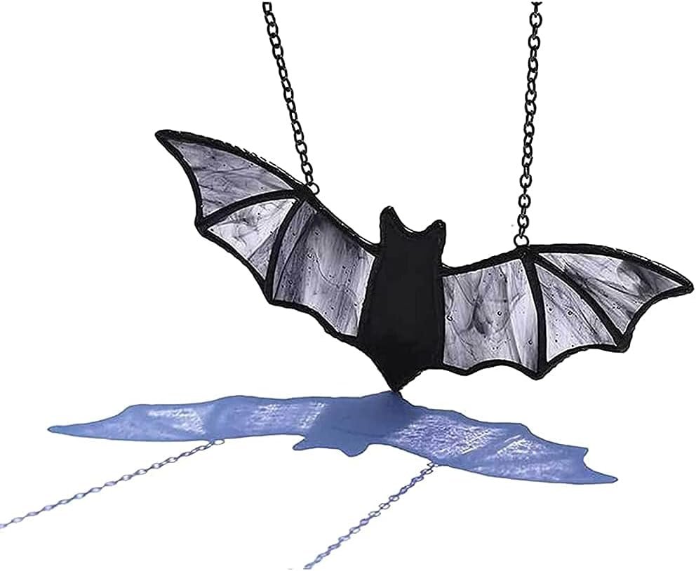 Halloween Bat Window Pendant Acrylic Decor for Halloween Window Wall ...