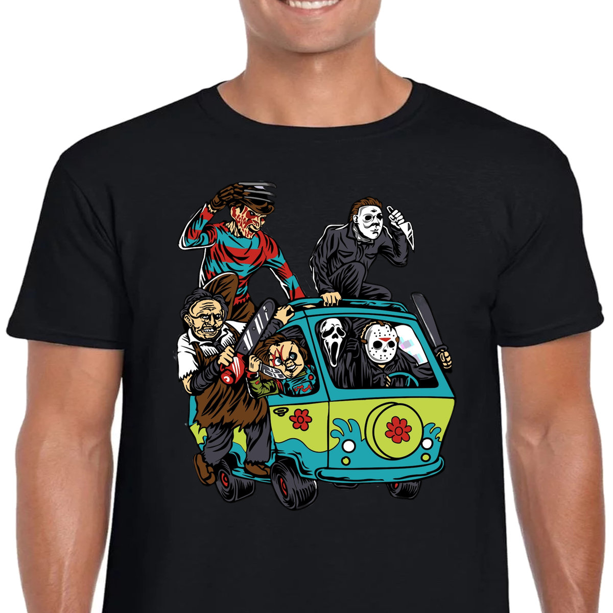 HALLOWEEN Koszulka HORROR Scooby Doo M CZARNA 3318 - JHK | Moda Sklep ...