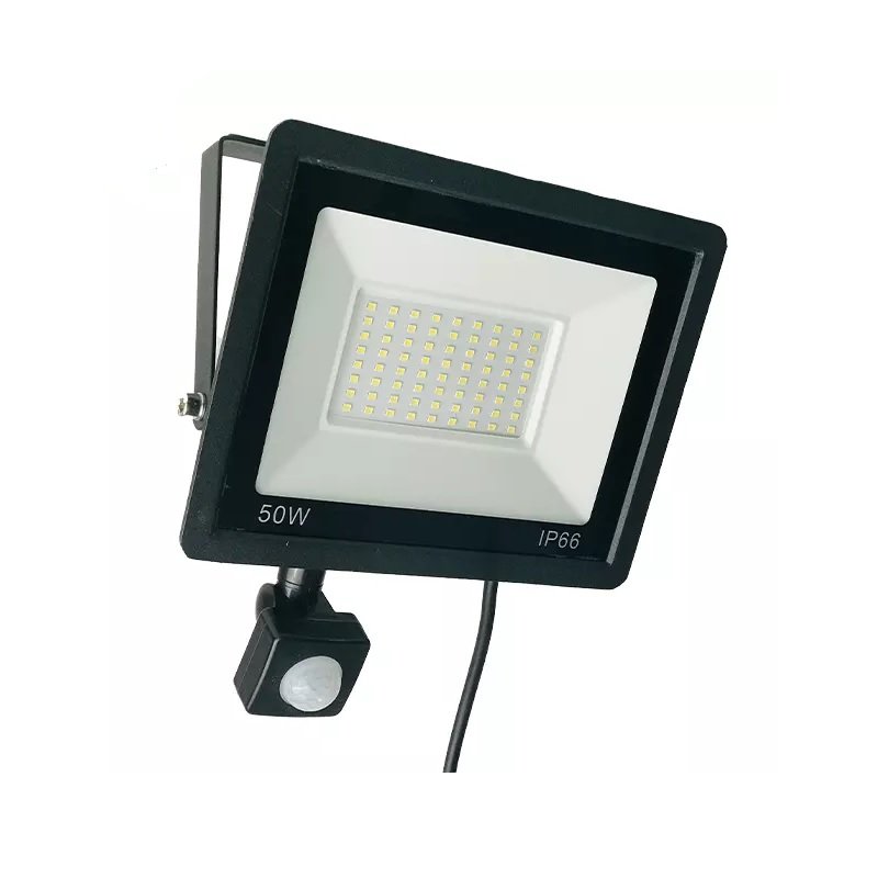 halogen naświetlacz LED SMD 50w 6500K z czujnikiem zewnętrzny - Led ...