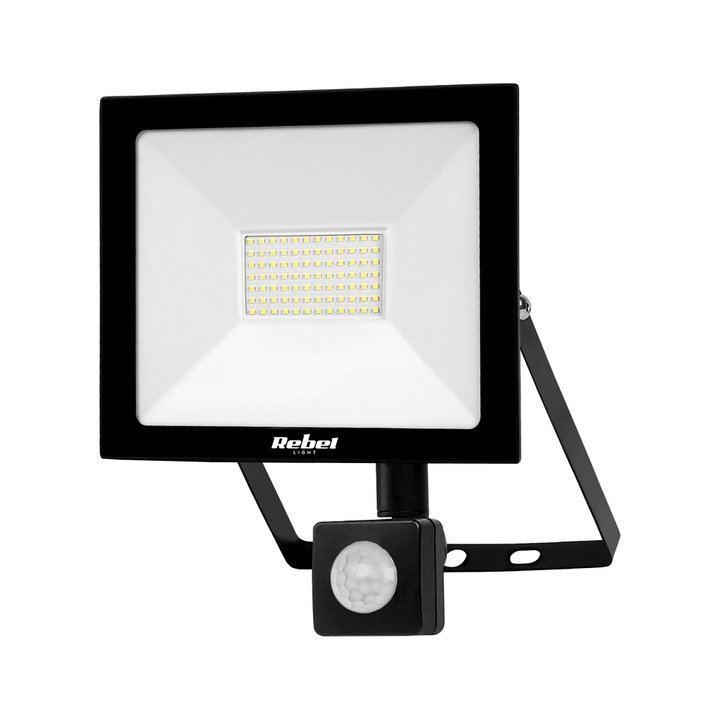 Halogen Reflektor Lampa Led Naświetlacz Rebel 50W Smd 4000K Z Sensorem ...