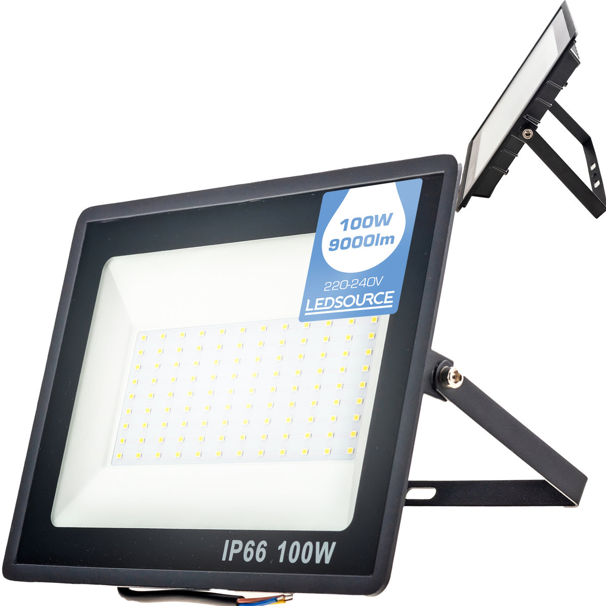 Halogen Reflektor NAŚWIETLACZ LED 100W 9000lm SLIM CW - Lumenix DLED ...