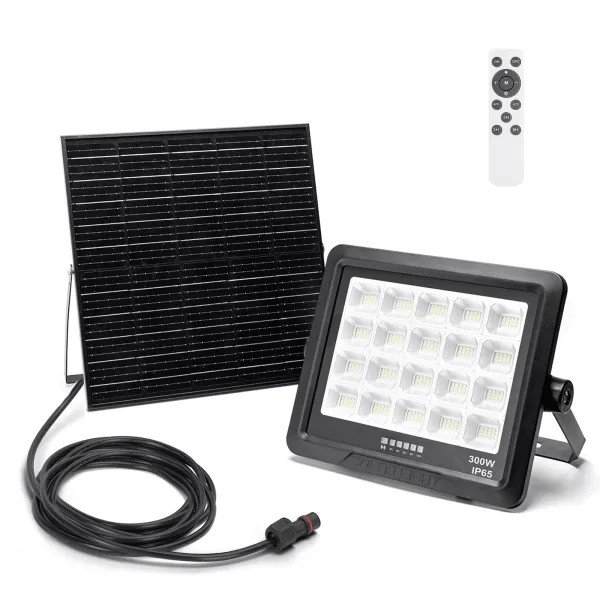 Halogen Solarny Led 300W Zestaw Naświetlacz Panel Elementy Montażowe ...