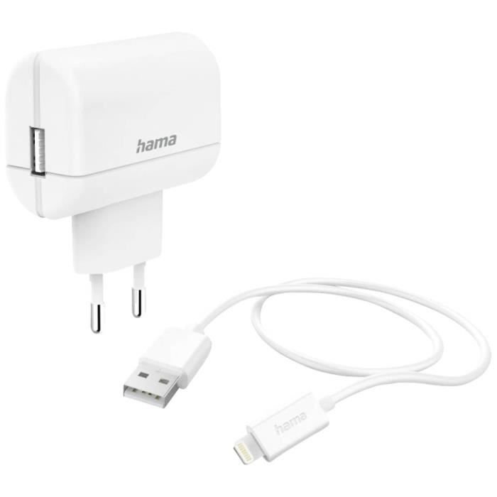 Hama 00201619 Wewnętrzna ładowarka USB, do gniazdka ściennego 1 x USB-A ...