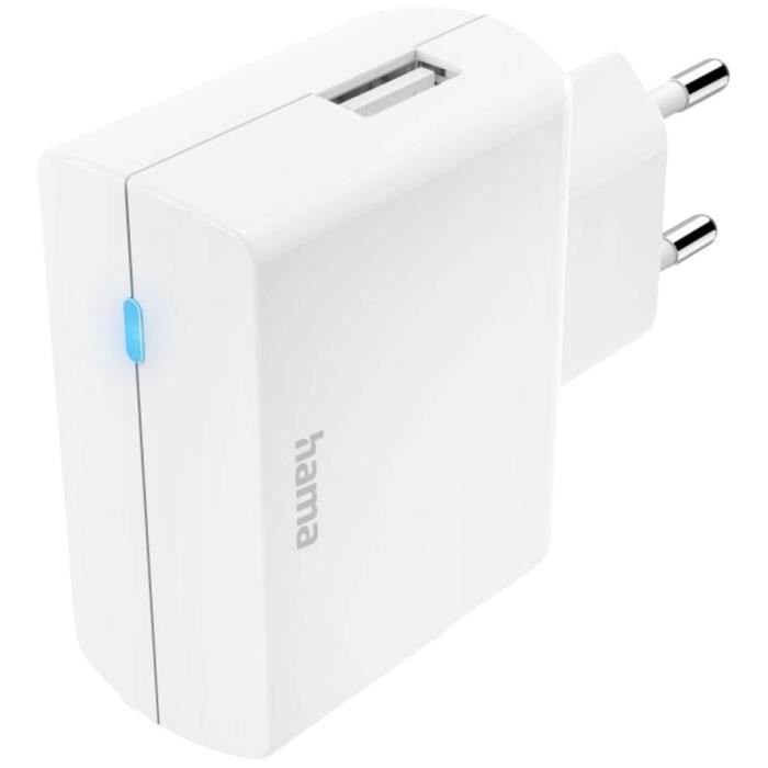 Hama 00201647 Ładowarka USB do użytku wewnętrznego, do gniazdka ...