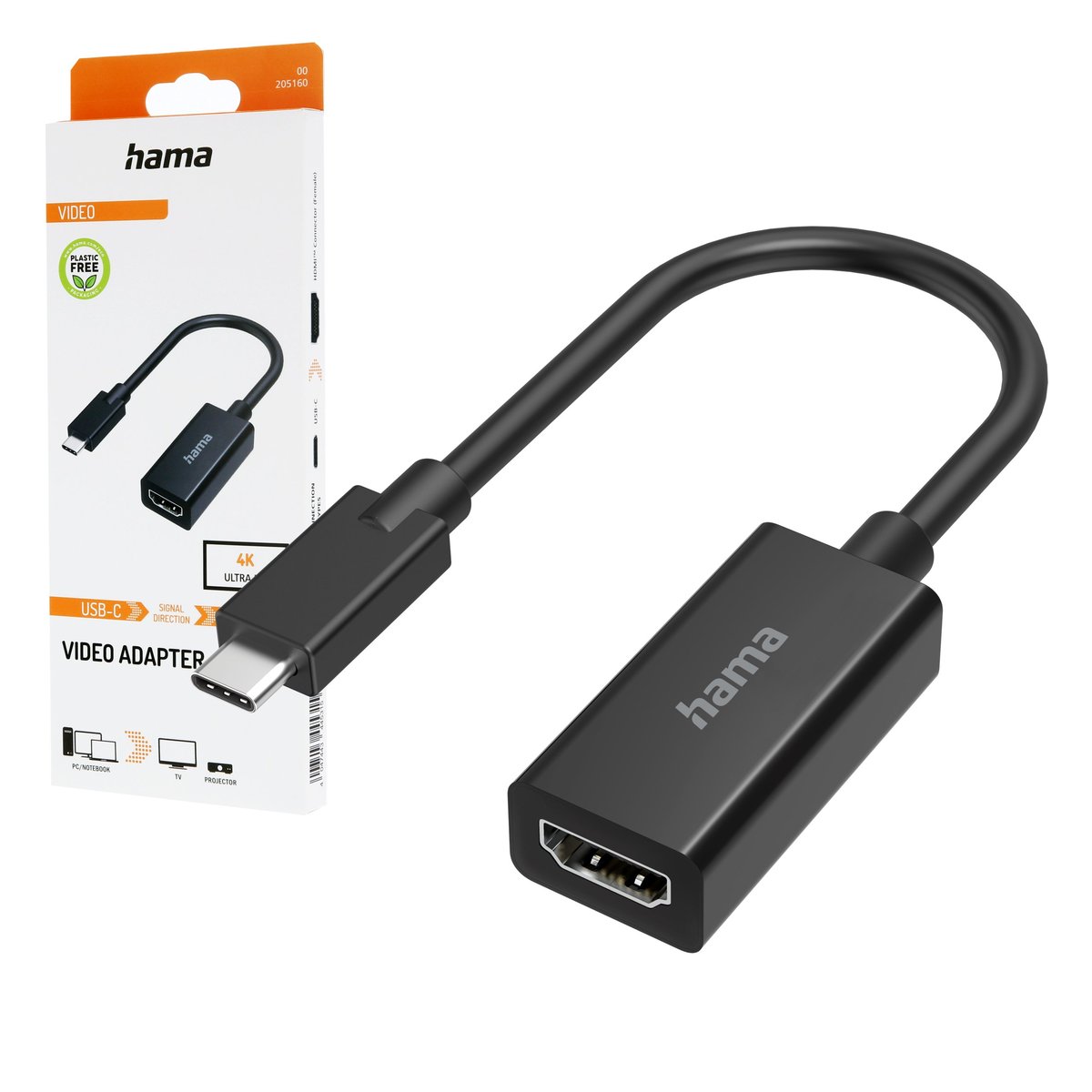 Hama ADAPTER USB C do HDMI 4K KABEL PRZEJŚCIÓWKA KONWERTER - Hama ...