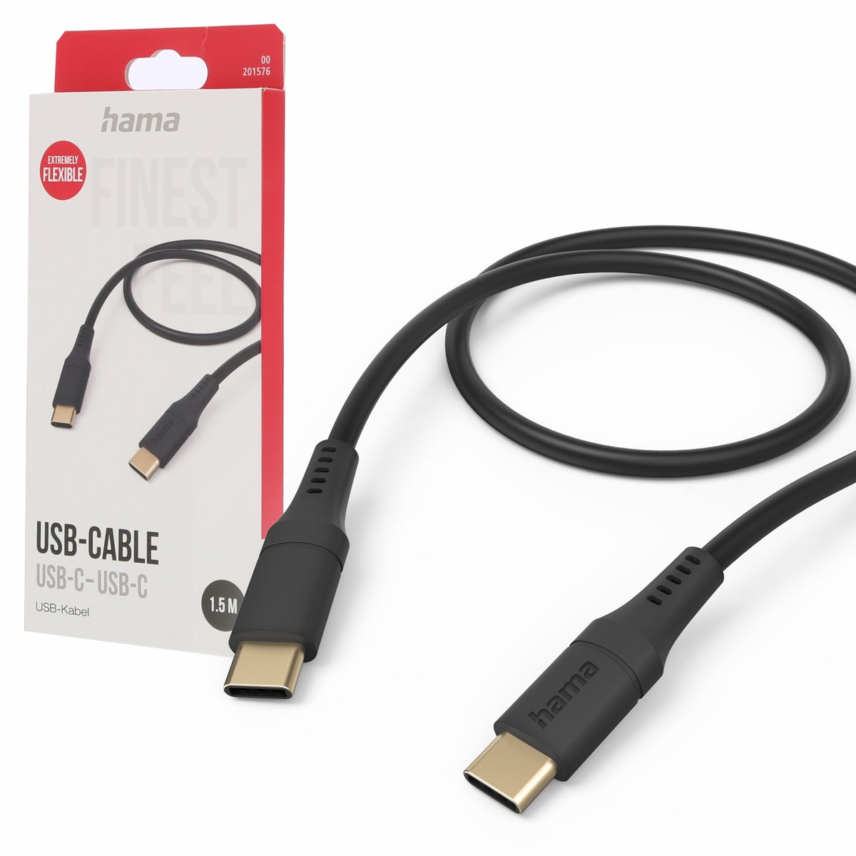 Hama KABEL USB-C - USB-C, 1,5m szybkie ładowanie - Inna marka | Sklep ...