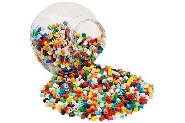 Hama Maxi Beads - 2,000Pcs. Stackable Blue Bucket (8589) - Hama | Sklep ...