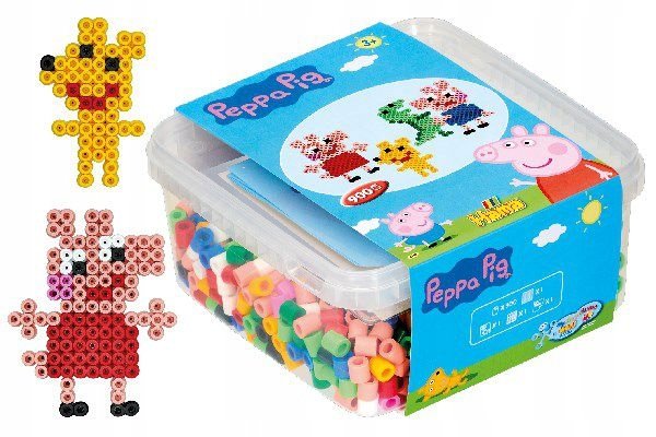 Hama - Maxi Beads - Peppa Pig Beads And Pin Plate In Bucket (8750 ...