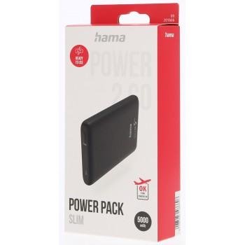 Hama Power Pack "slim 5hd", 5000mah, czarny - Hama | Sklep EMPIK.COM