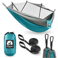 Hamak turystyczny jednoosobowy z moskitierą MOUNTAIN GOAT - MOUNTAIN ...