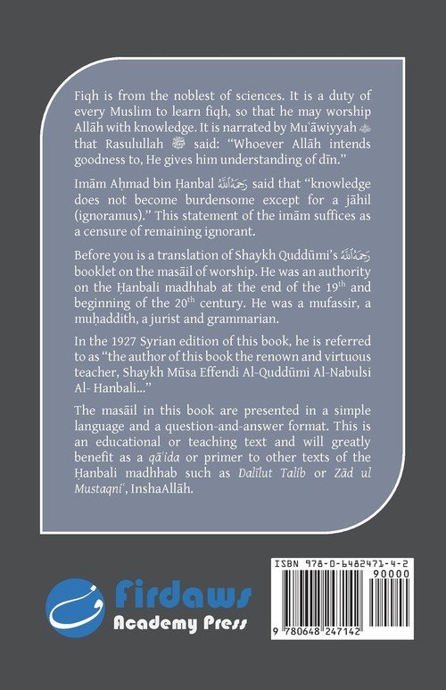 Hanbali Fiqh of WOrship - Firdaws Academy Press | Książka w Empik