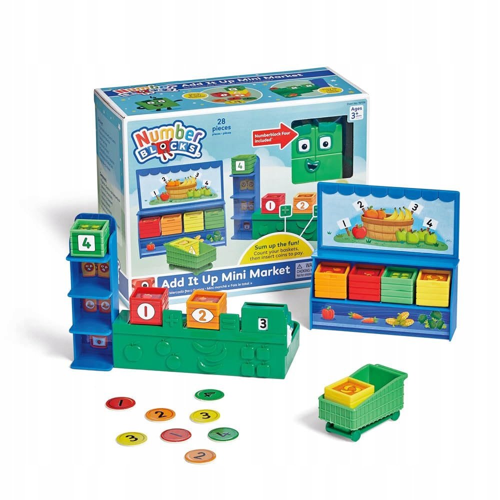 hand2mind Numberblocks Add It Up Mini Market, Zestaw do zabawy w ...