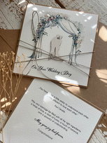 Handmade boho wedding card - Inna marka | Sklep EMPIK.COM