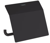 Hansgrohe AddStoris uchwyt na papier toaletowy z osłoną czarny mat ...