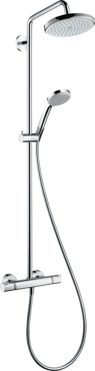 Hansgrohe Croma 220 Showerpipe zestaw prysznicowy ścienny ...