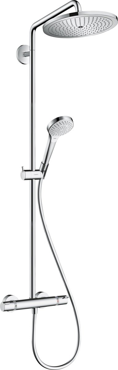 Hansgrohe Croma Select S Showerpipe EcoSmart zestaw prysznicowy ścienny ...