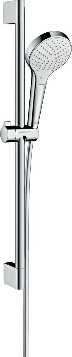 Hansgrohe Croma Select S zestaw prysznicowy ścienny biały/chrom ...
