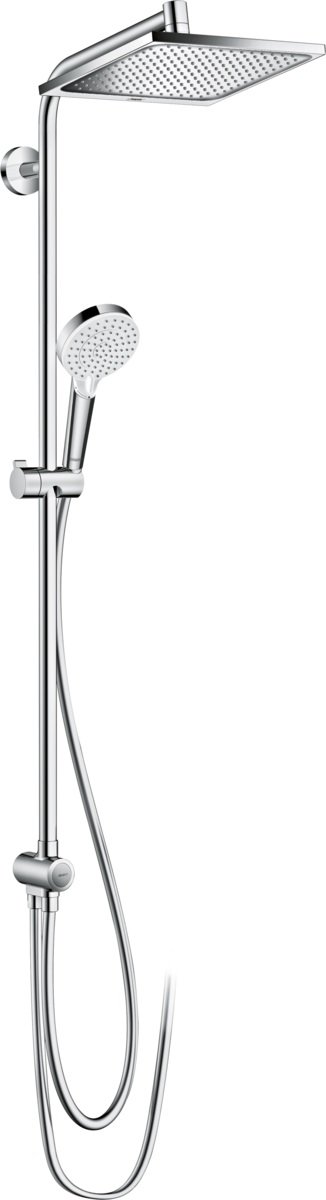 Hansgrohe Crometta E Showerpipe EcoSmart zestaw prysznicowy ścienny ...