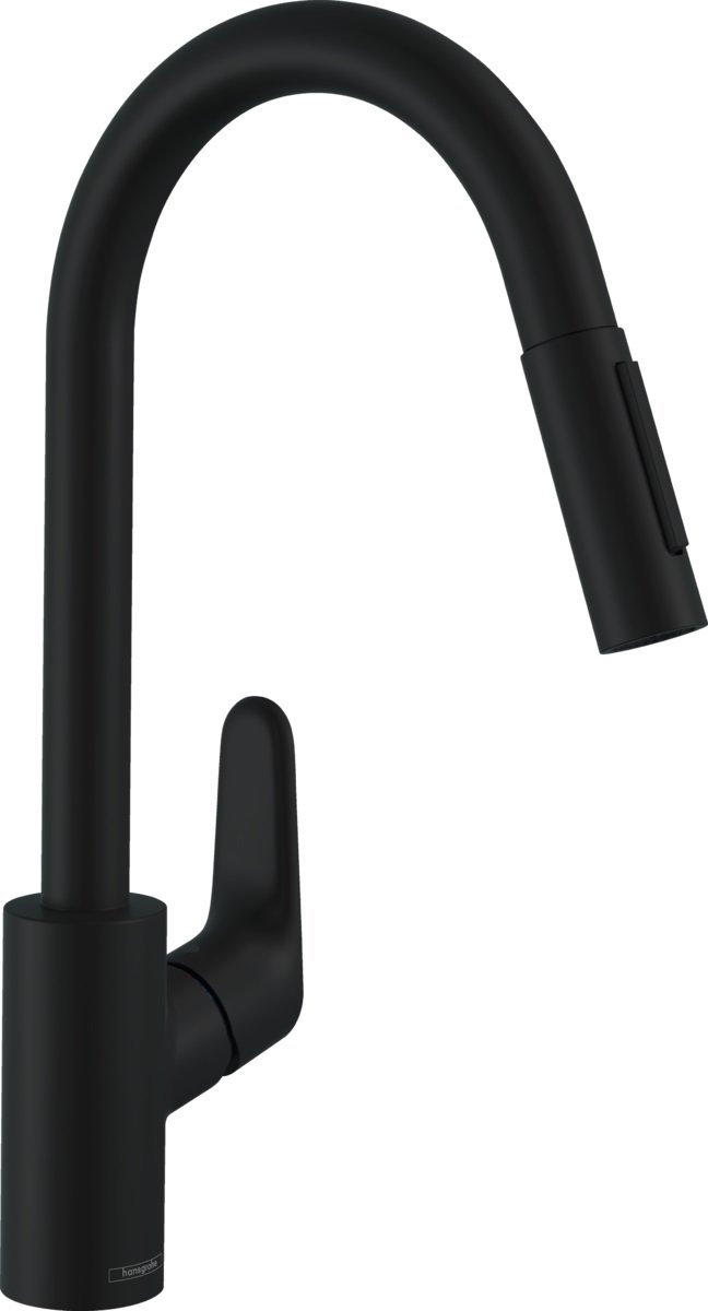 Hansgrohe Focus M41 bateria kuchenna stojąca czarny mat 31815670 - Inna ...