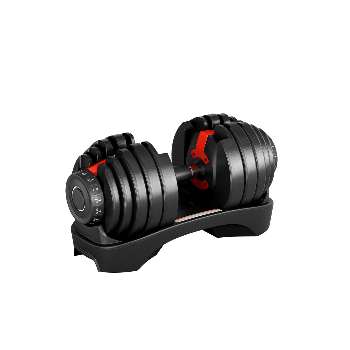 Hantel regulowany Athler Lion 60, 2.5-24kg, regulacja bez zmiany talerza, 15 możliwych ...