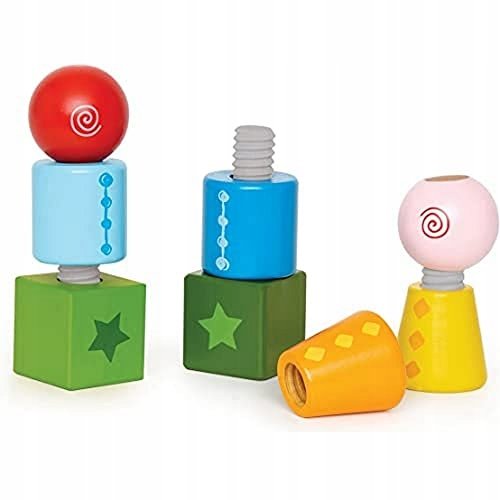 Hape E0416 Twist And Turnables - Wooden Building Blocks - Hape | Sklep ...