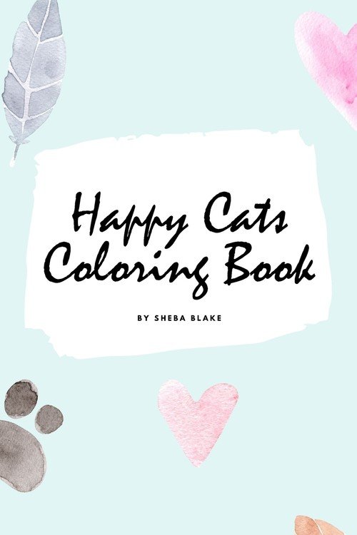 Happy Cats Coloring Book for Children (6x9 Coloring Book / Activity ...